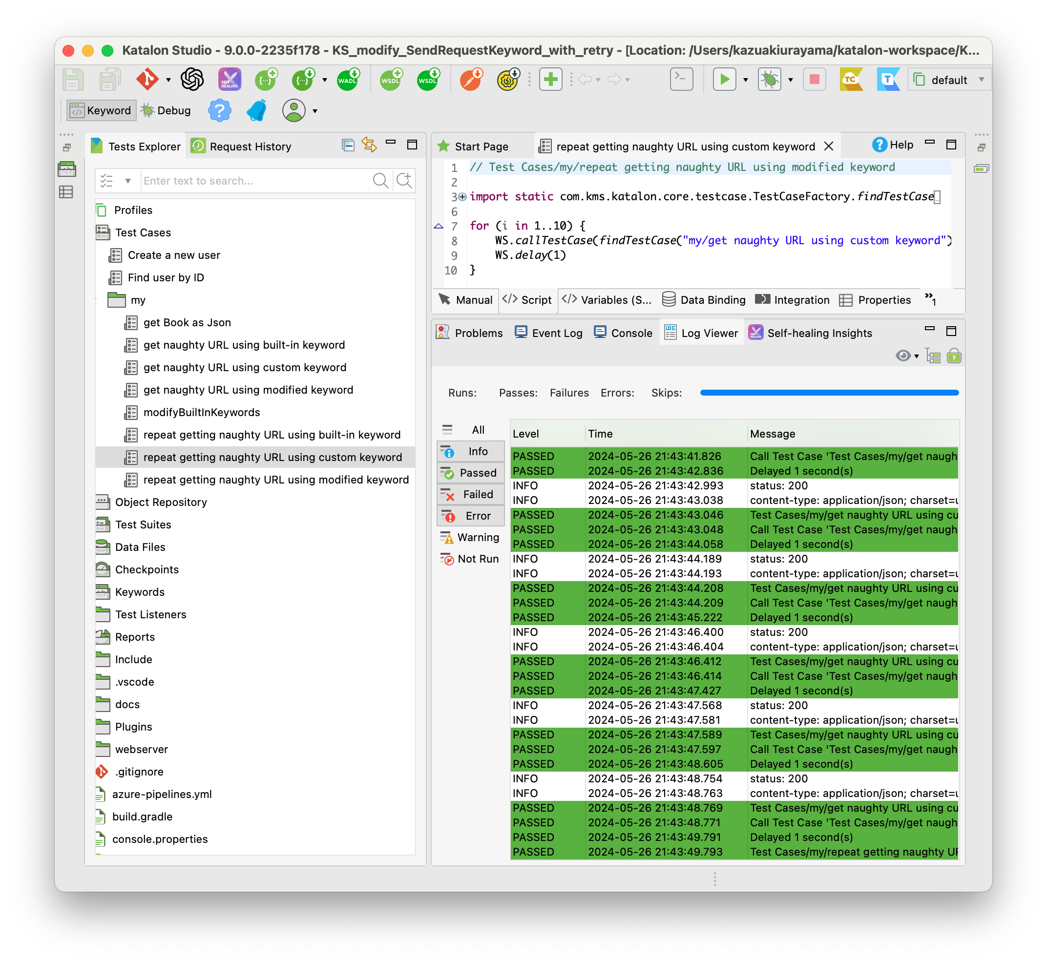 Modifying Ndrequest Keyword To Support Implicit Retry On Server